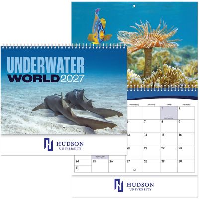 Underwater World Spiral Wall Calendar | Amsterdam Printing
