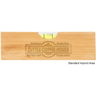 Bamboo Level With Bottle Opener | Amsterdam Printing