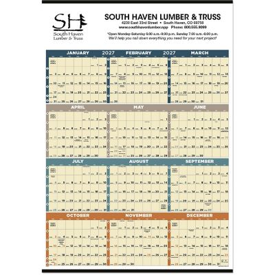 Time Management Span-A-Year Non-Laminated | Amsterdam Printing