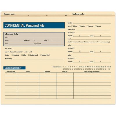 Confidential Info Pocket File | Amsterdam Printing