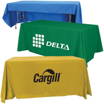 Economy Table Cover 1 Color Imprint 6 Foot | Amsterdam Printing