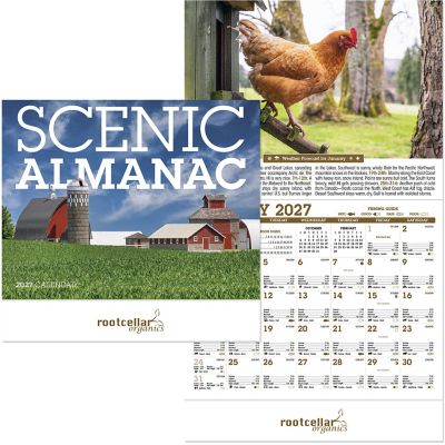 Scenic Almanac Stapled Wall Calendar | Amsterdam Printing