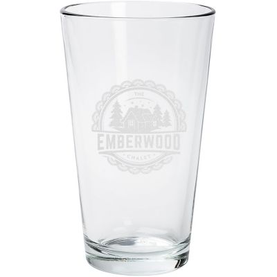 Etched Pint Glass 16 Oz | Amsterdam Printing