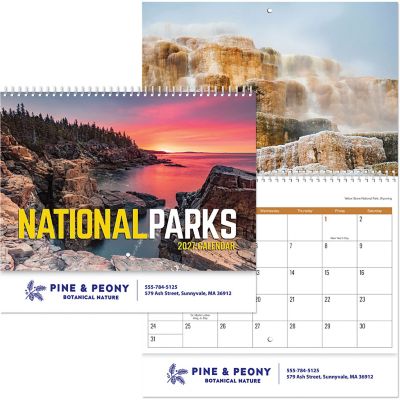 National Parks Spiral Wall Calendar | Amsterdam Printing