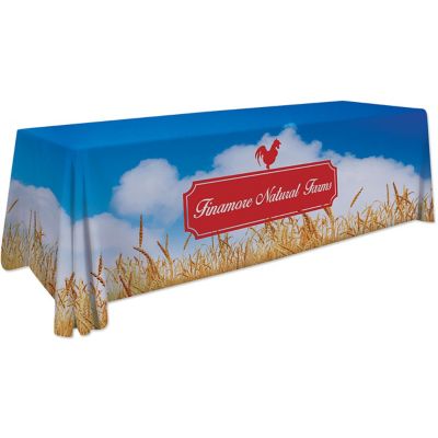 Full Colour Full Imprint 8' Standard Table Throw | Amsterdam Products