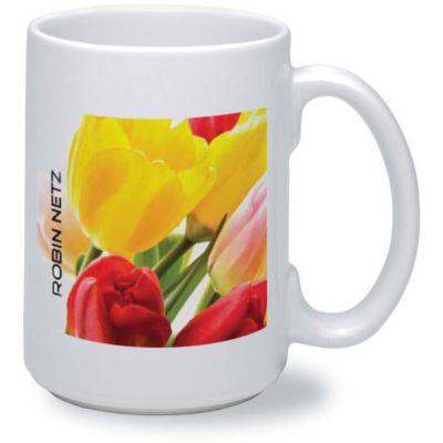 Full Color 15 oz Mug - We make color easy!