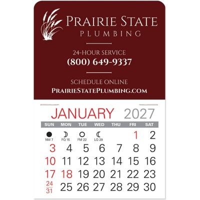 Value Stick Calendar Traditional I Cordial Greetings