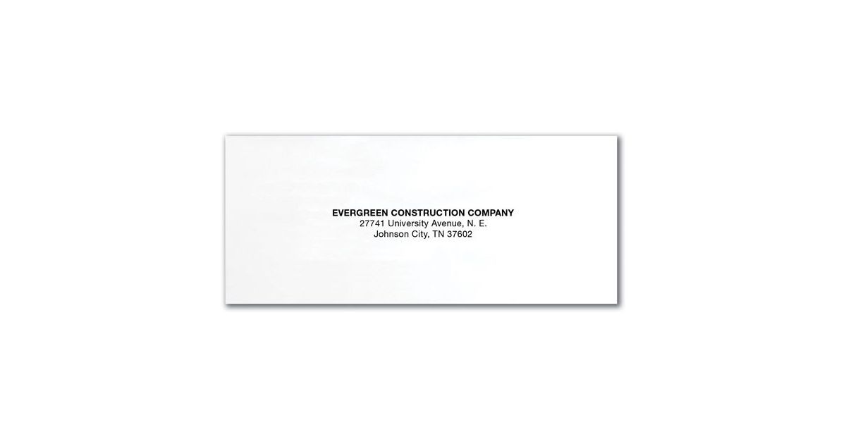 #9 Self Addressed Envelope | Amsterdam Printing