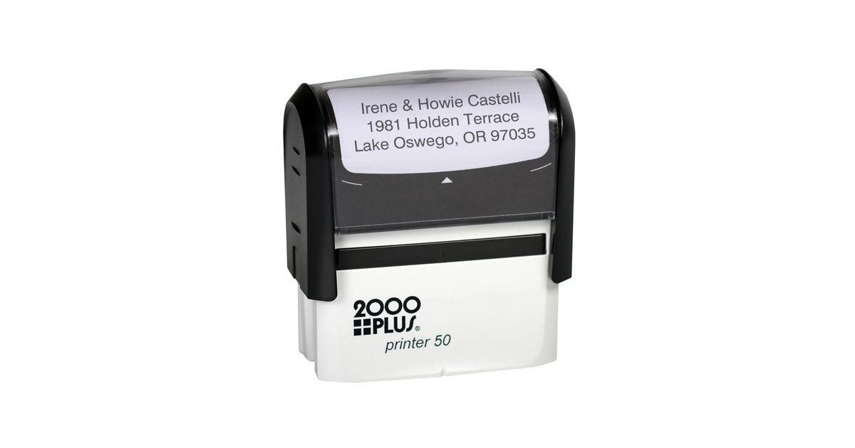 Large Self-Inking Stamp | Amsterdam Printing