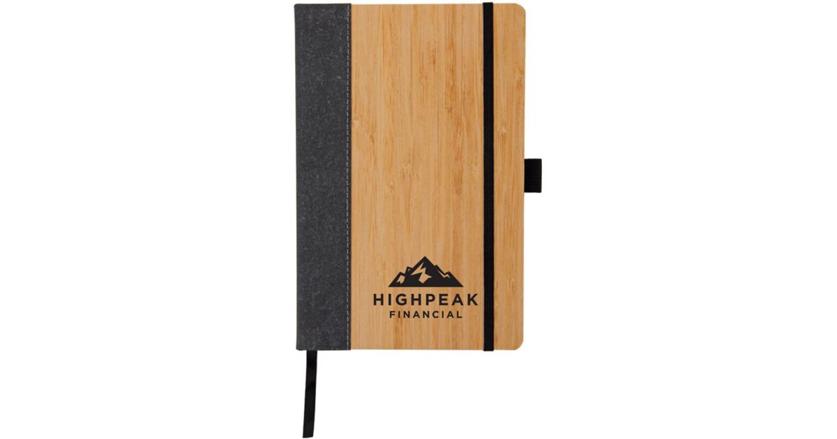 Saratoga Horizon Bamboo & Leather Journal | Amsterdam Printing