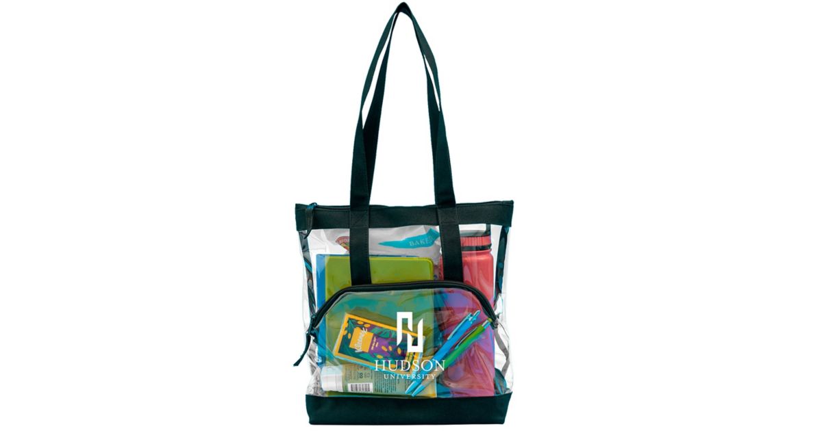 Saratoga Clear TPU Stadium Tote | Amsterdam Printing