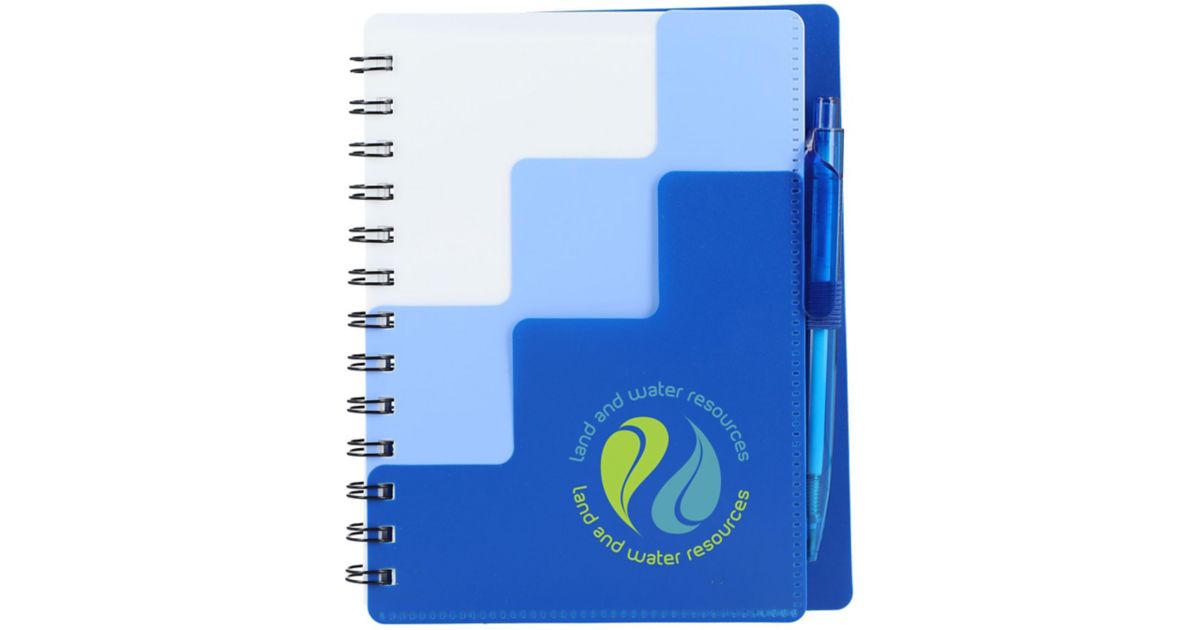 5" X 7" Recycled Pace Spiral Notebook W Pen | Amsterdam Printing