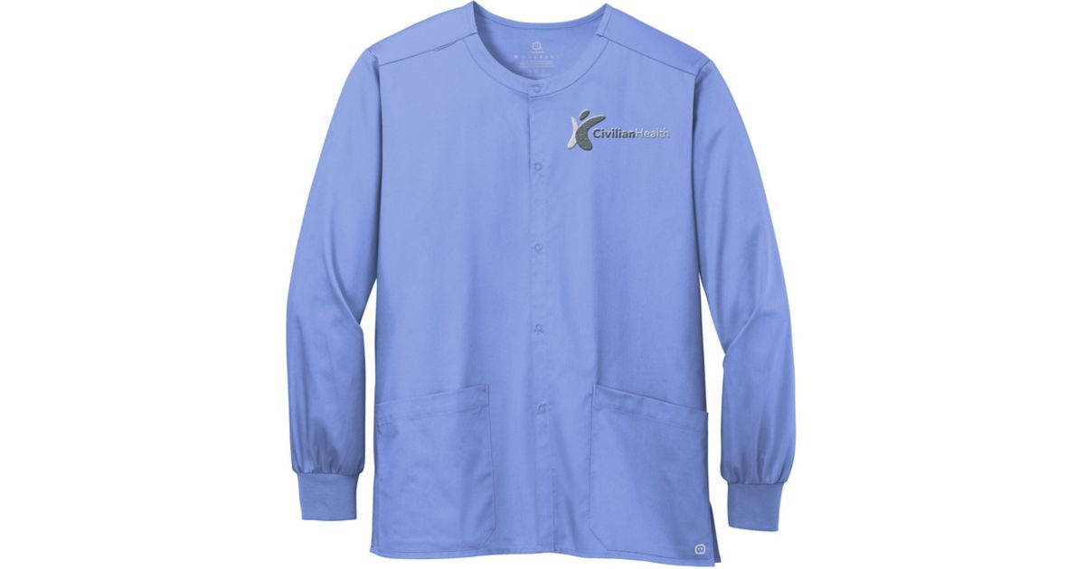 Wink® Unisexx Workflex Snap-Front Scrub Jacket | Amsterdam Printing