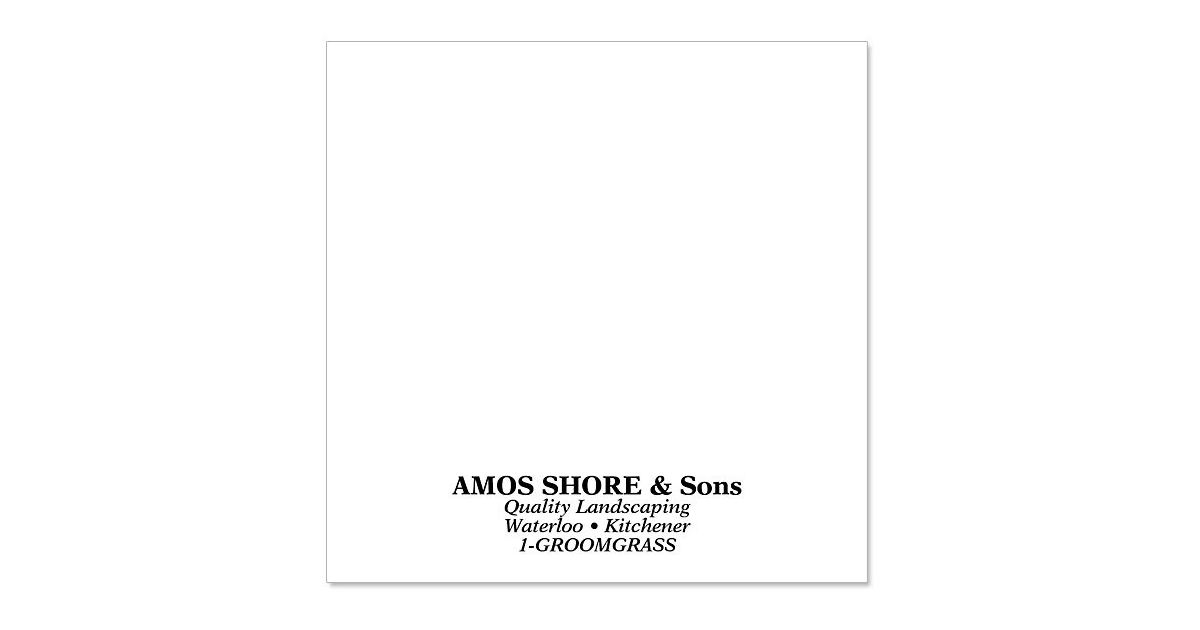 Post-It Notes Square 50 Sheet Pad | Amsterdam Printing