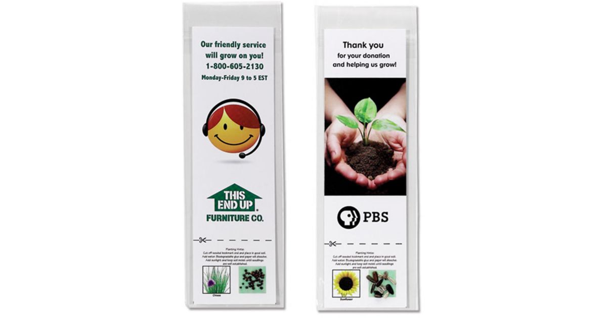 Bookmark With Seeds | Amsterdam Printing