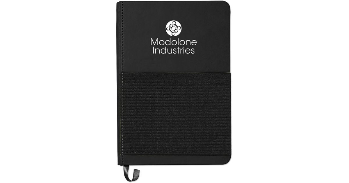 Elastic Phone Pocket Notebook 5X7 | Amsterdam Printing