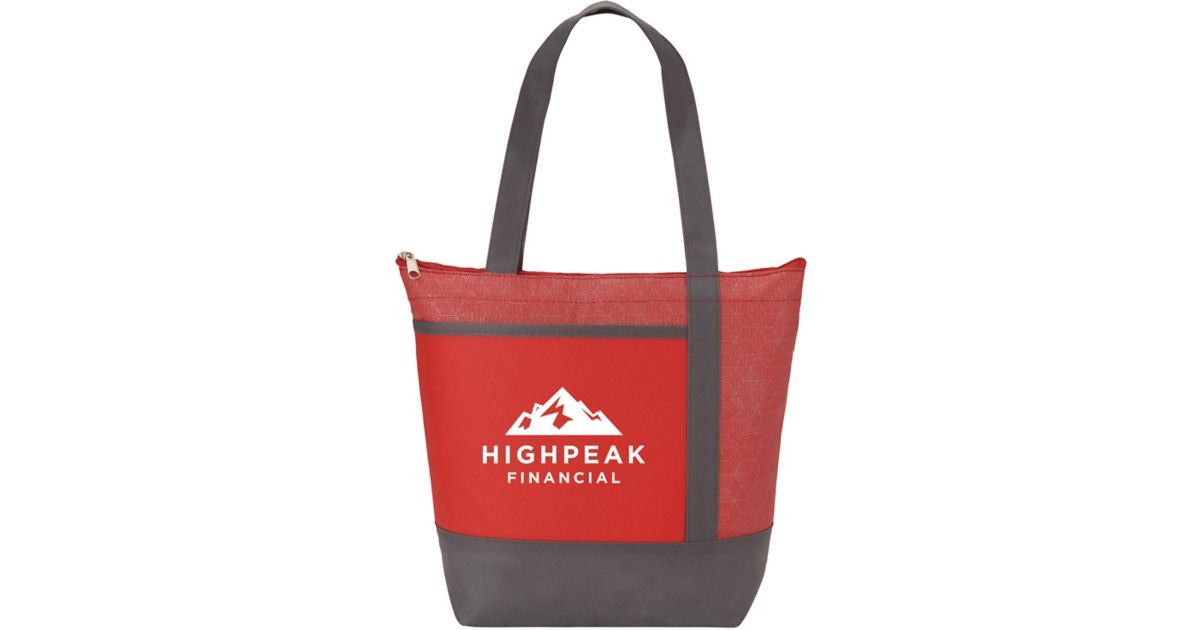 Chrome Non-Woven 9 Can Lunch Cooler | Amsterdam Printing