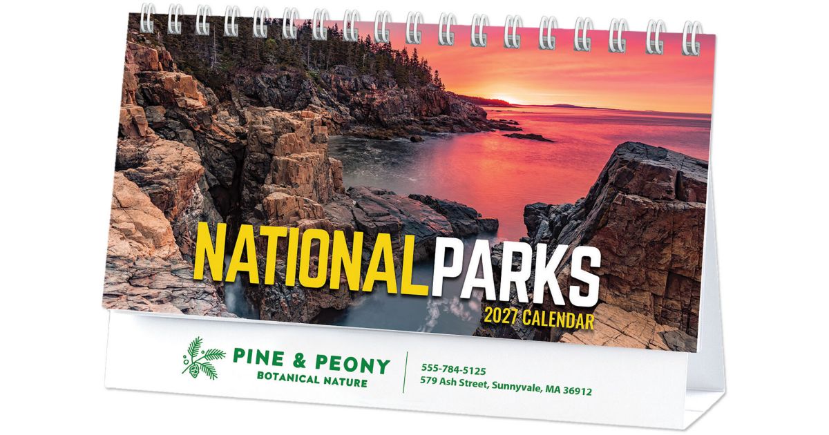 National Parks Desk Calendar | Amsterdam Printing