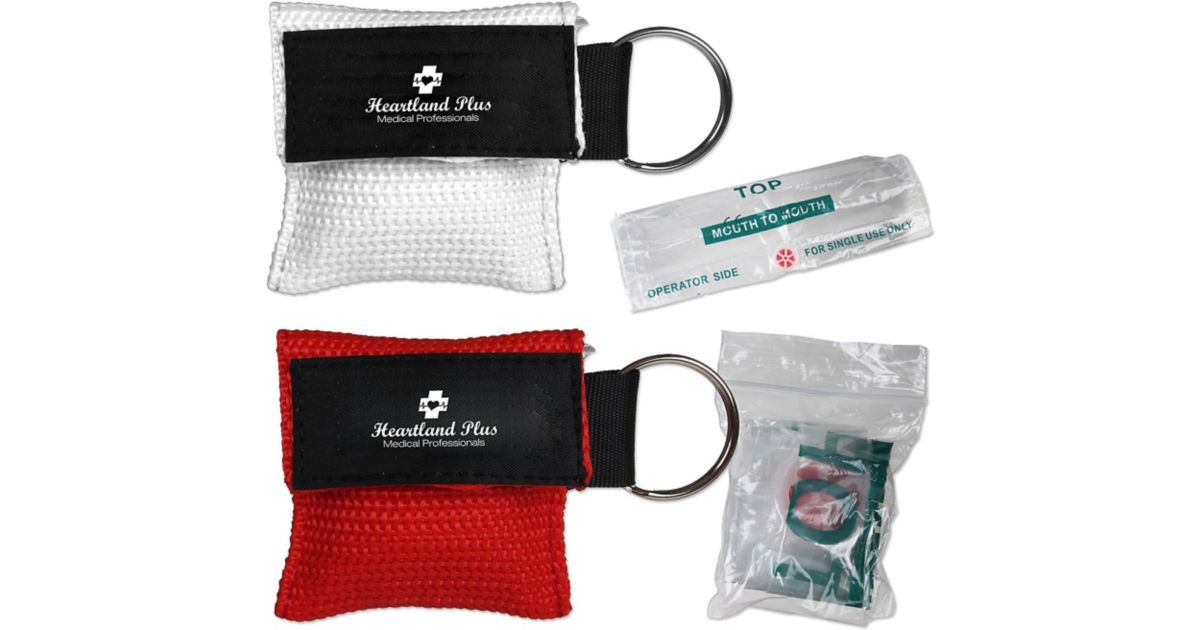 Disposable C.P.R. Mask In Pouch | Amsterdam Printing