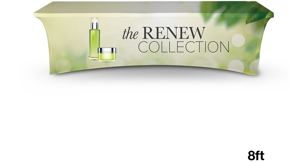 Displaysplash 8' Rpet Stretch Table Cover | Amsterdam Products