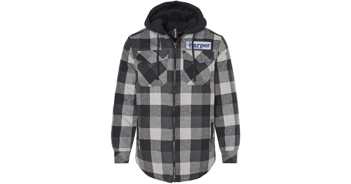 Burnside Quilted Flannel Hooded Jacket | Amsterdam Products