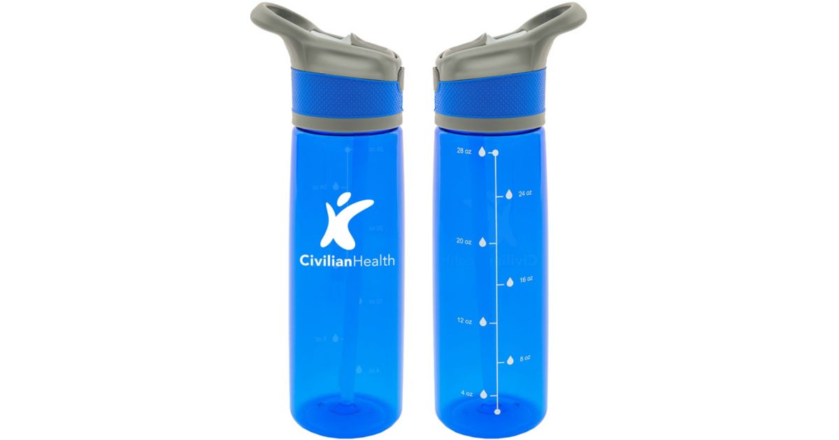 Hydrate Tritan Bottle W Measurement 28Oz | ADG Promo