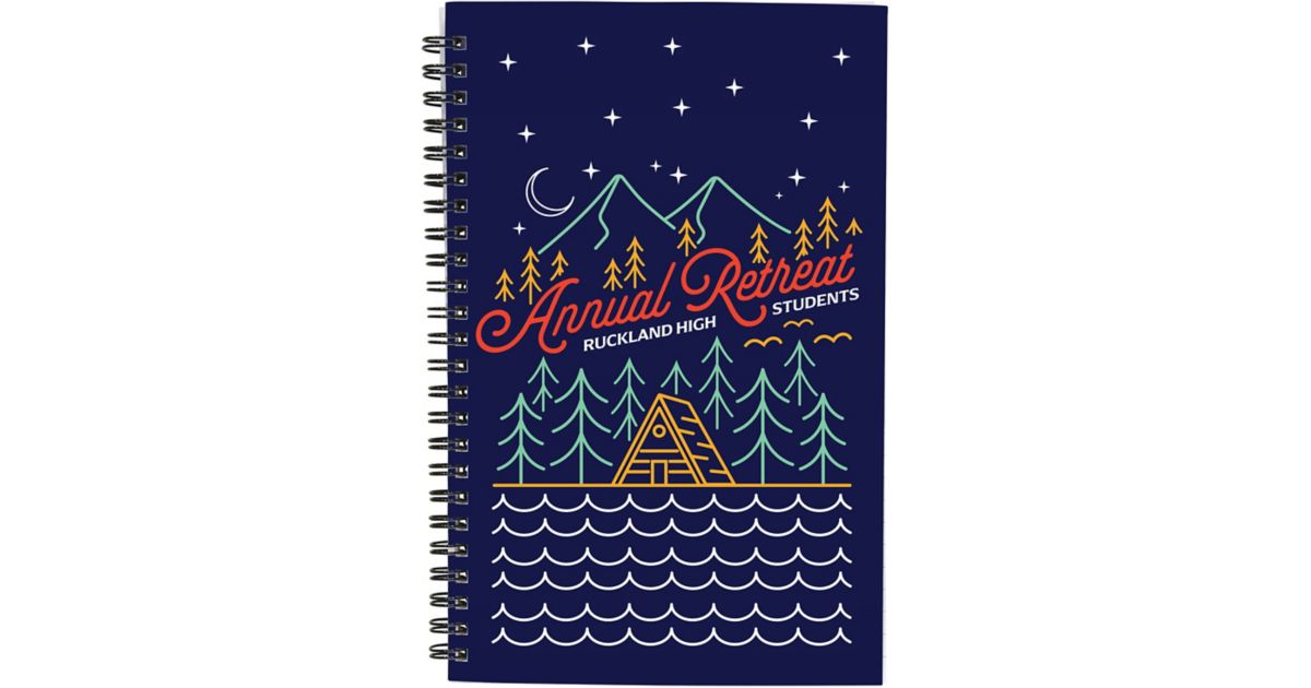Full Colour Custom 5.5x8.5 Notebook
