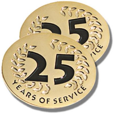 Years Of Service Motivational Lapel Pin | Amsterdam Printing